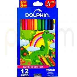 Գունավոր մատիտներ Dolphin 12 գույն DJ-1212